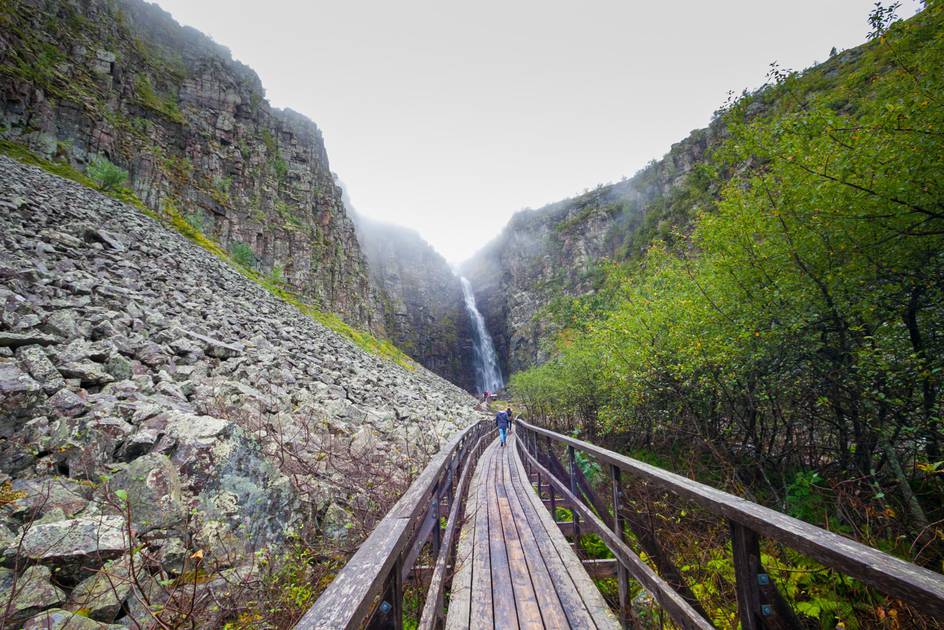 Accessible waterfalls in Sweden and how to visit them | Visit Sweden